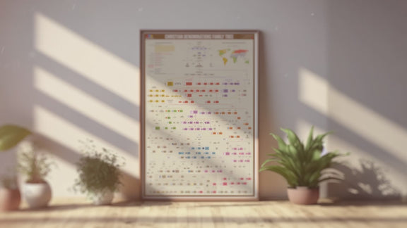 Christian Denominations Poster – UsefulCharts